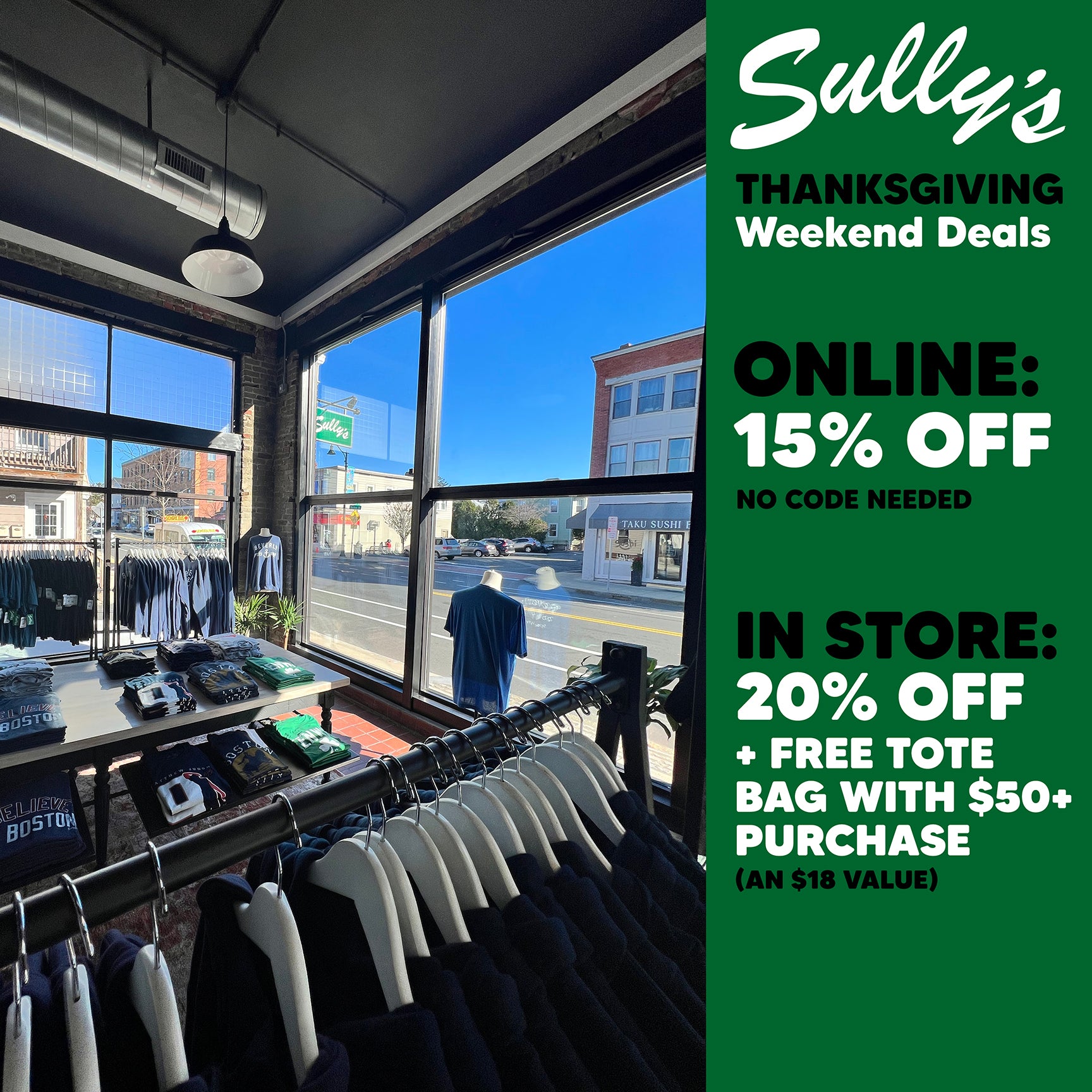 Black Friday / Small Biz Saturday / Cyber Monday DEALS – Sully's Brand