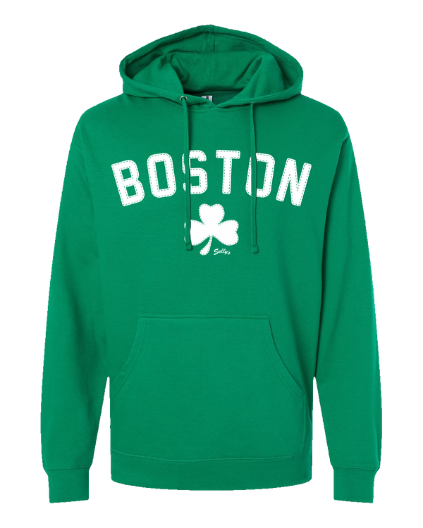 Boston "Stitched" Shamrock Hooded Sweatshirt – Sully's Brand