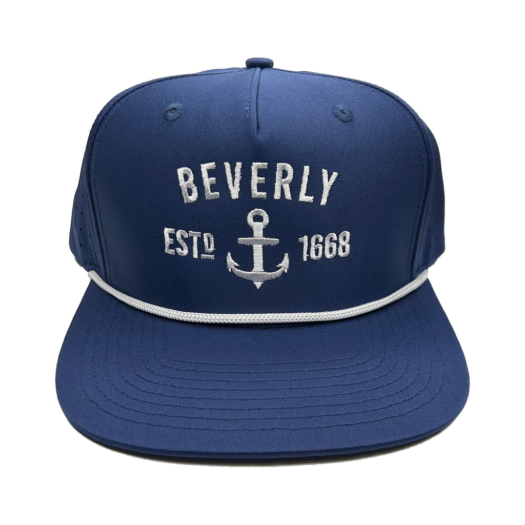 BEVERLY Anchor Navy Blue Trucker Hat – Sully's Brand