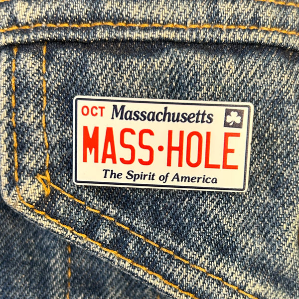 Masshole "License Plate" Enamel Pin – Sully's Brand
