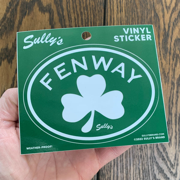 Fenway "Shamrock" Oval Sticker – Sully's Brand