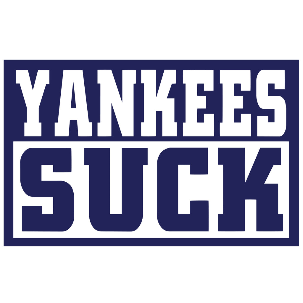 Yankees Suck Vinyl Sticker – Sully's Brand