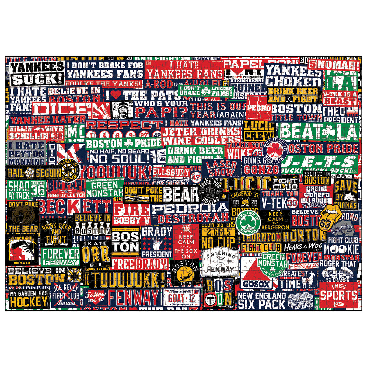 20 Years of Boston Sports 1,000 Piece Puzzle – Sully's Brand