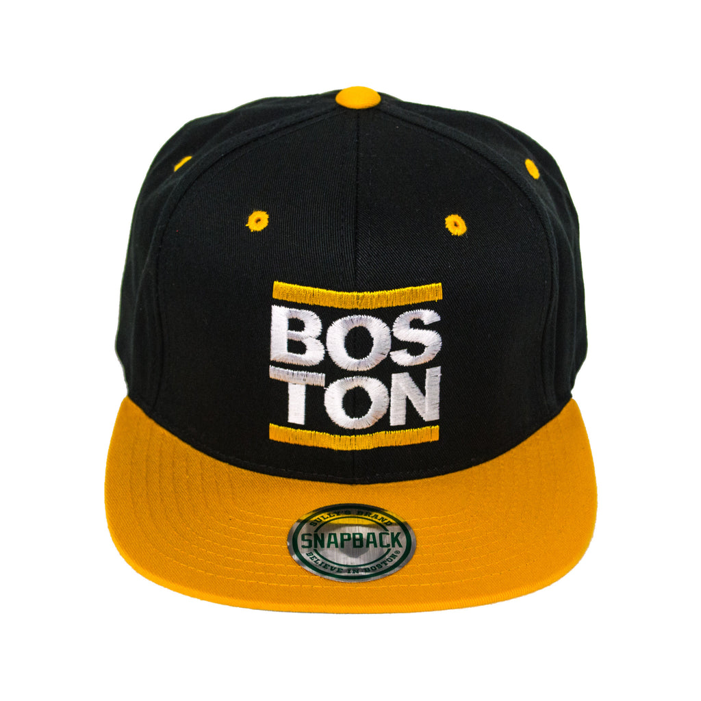 Boston - Gold Snapback Hat – Sully's Brand