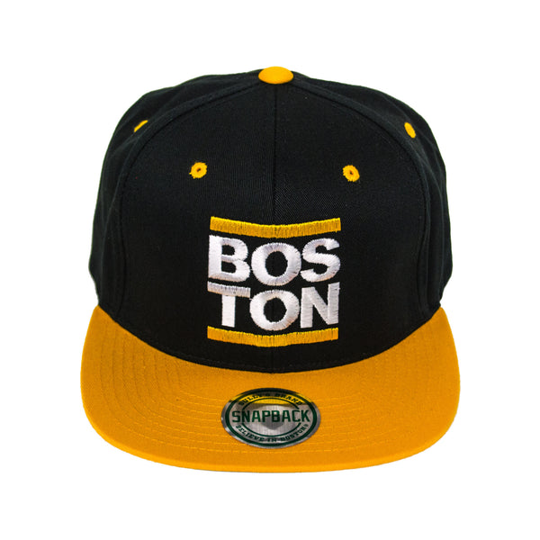 Boston - Gold Snapback Hat – Sully's Brand
